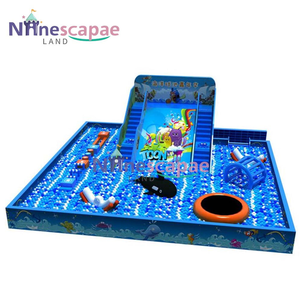 Indoor Commercial Ball Pit With Slide – NinescapeLand