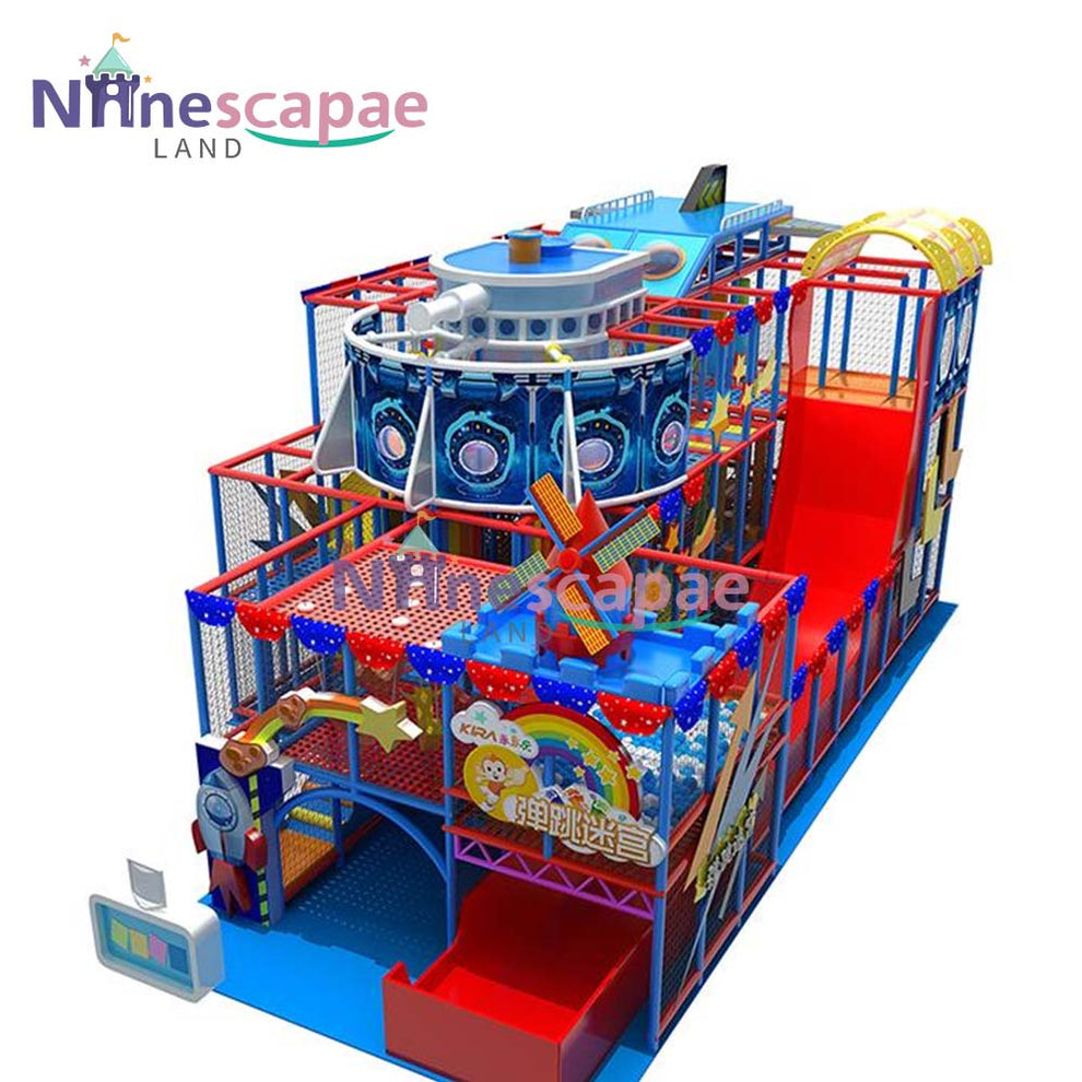 Aire de jeux intérieure Jungle Gym – NinescapeLand