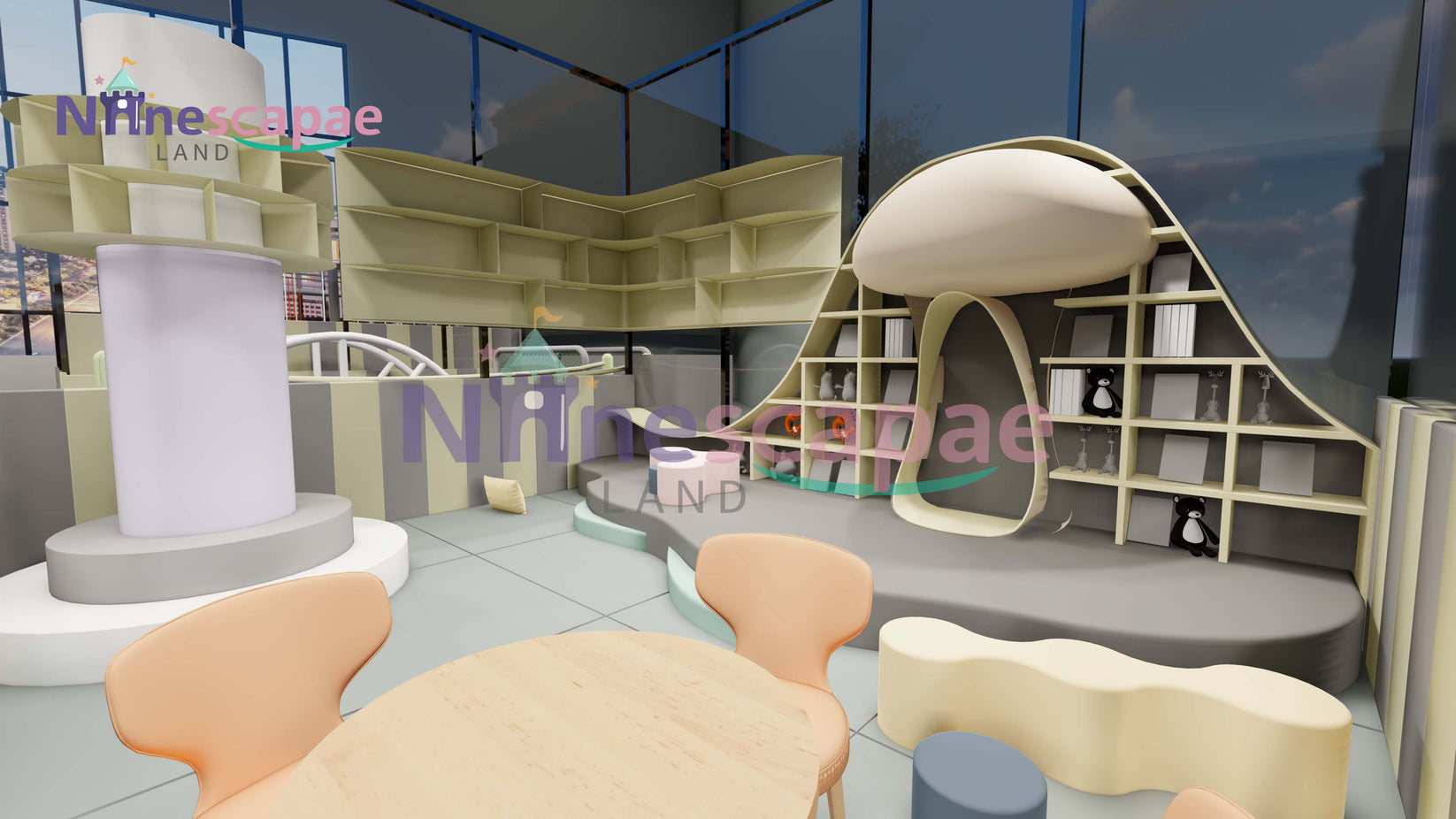 Indoor Play Area in Shopping Centre Malls – NinescapeLand