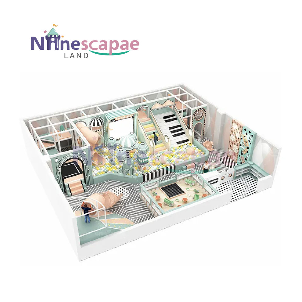 Aire de jeux pour enfants moderne Crescent – NinescapeLand