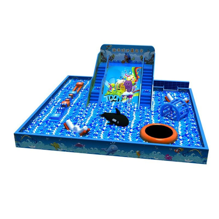 Indoor Commercial Ball Pit With Slide – NinescapeLand