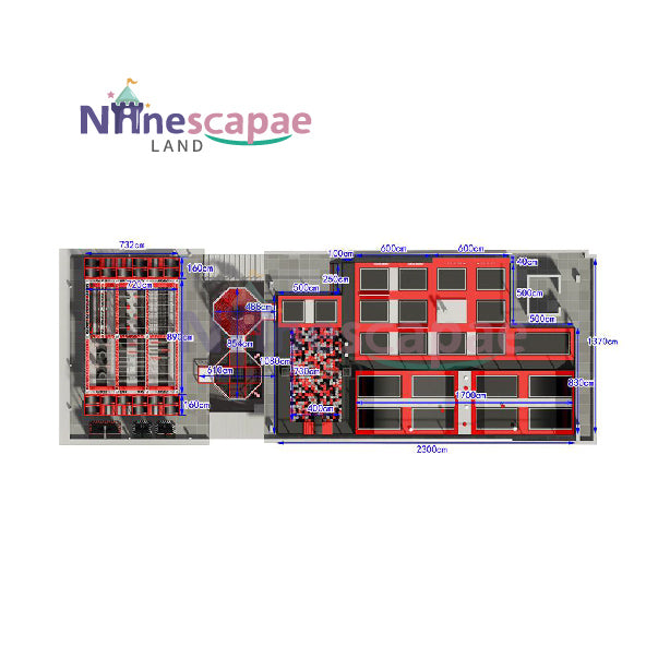 Commercial Trampoline Entertainment Center – NinescapeLand