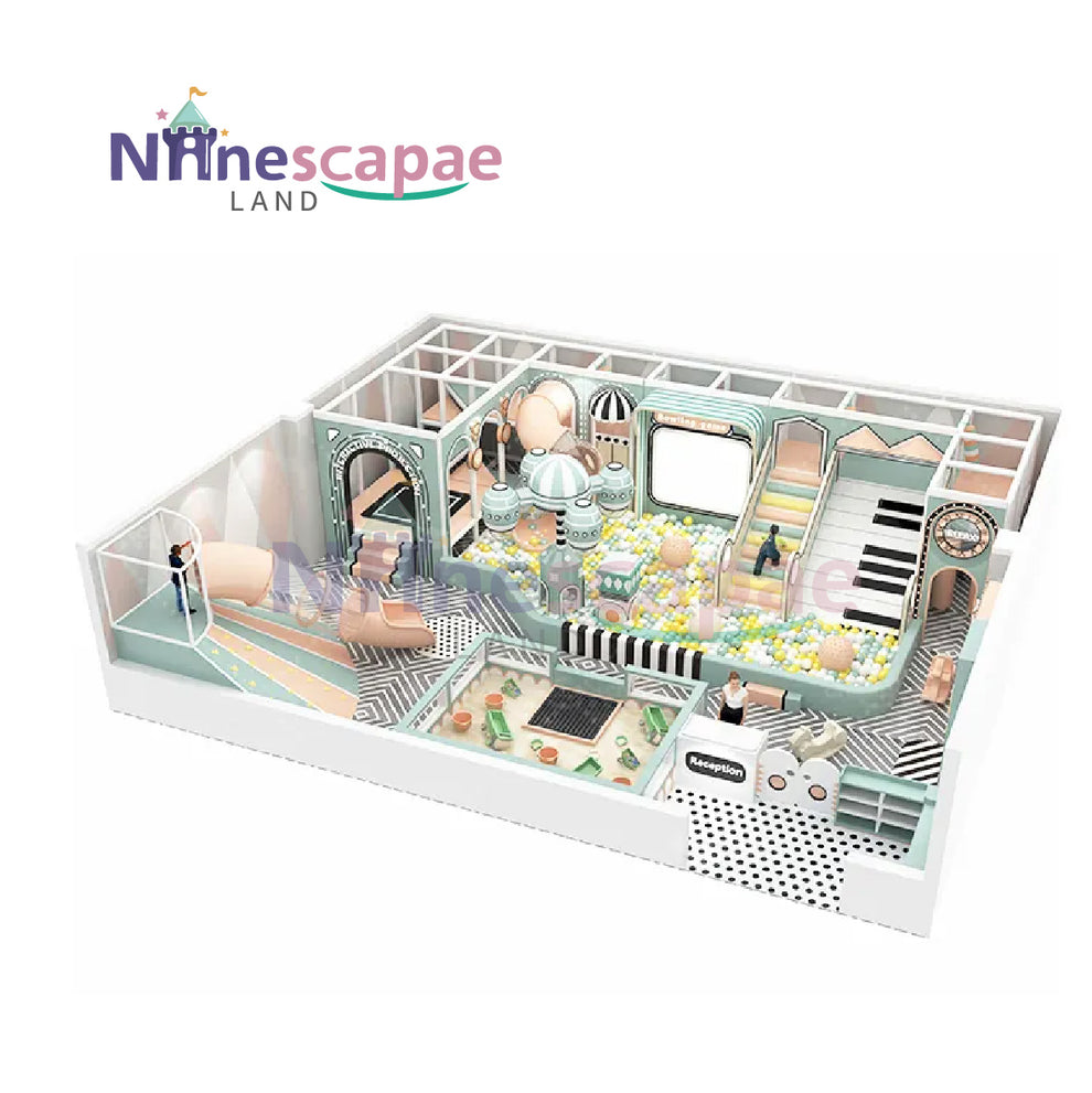 Aire de jeux pour enfants moderne Crescent – NinescapeLand