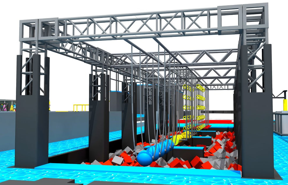 Ninja Warrior Inflatable Obstacle Course – NinescapeLand