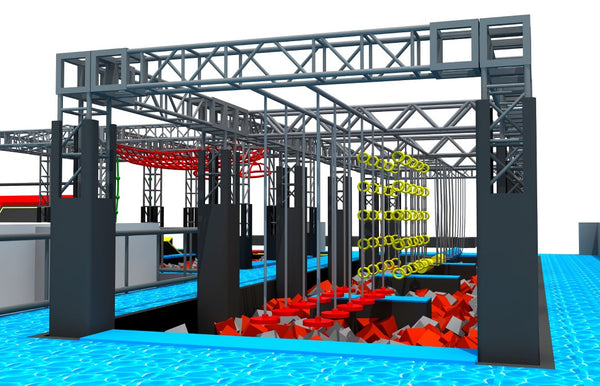 Ninja Warrior Inflatable Obstacle Course – NinescapeLand