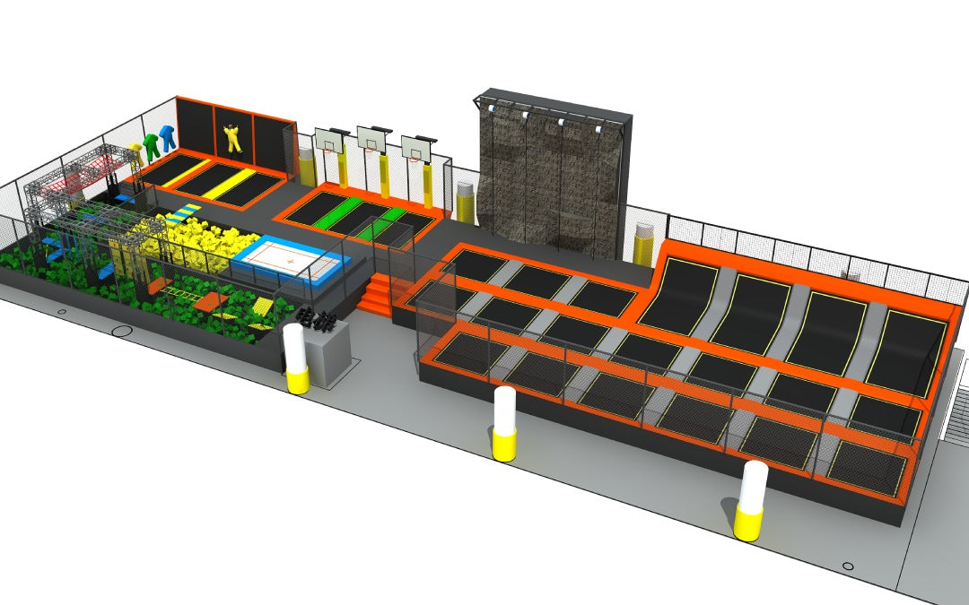 Indoor Trampoline Park Equipment In China – NinescapeLand